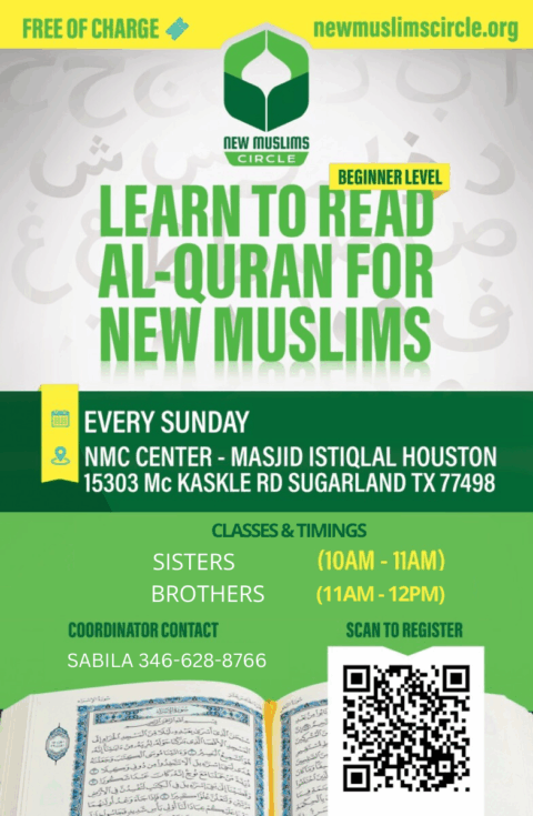 Learn to Read Quran - New Muslims Circle